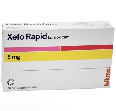 زيفو رابيد 20 قرص - Xefo Rapid 8 mg - الصيدلية - Alsaydaliya