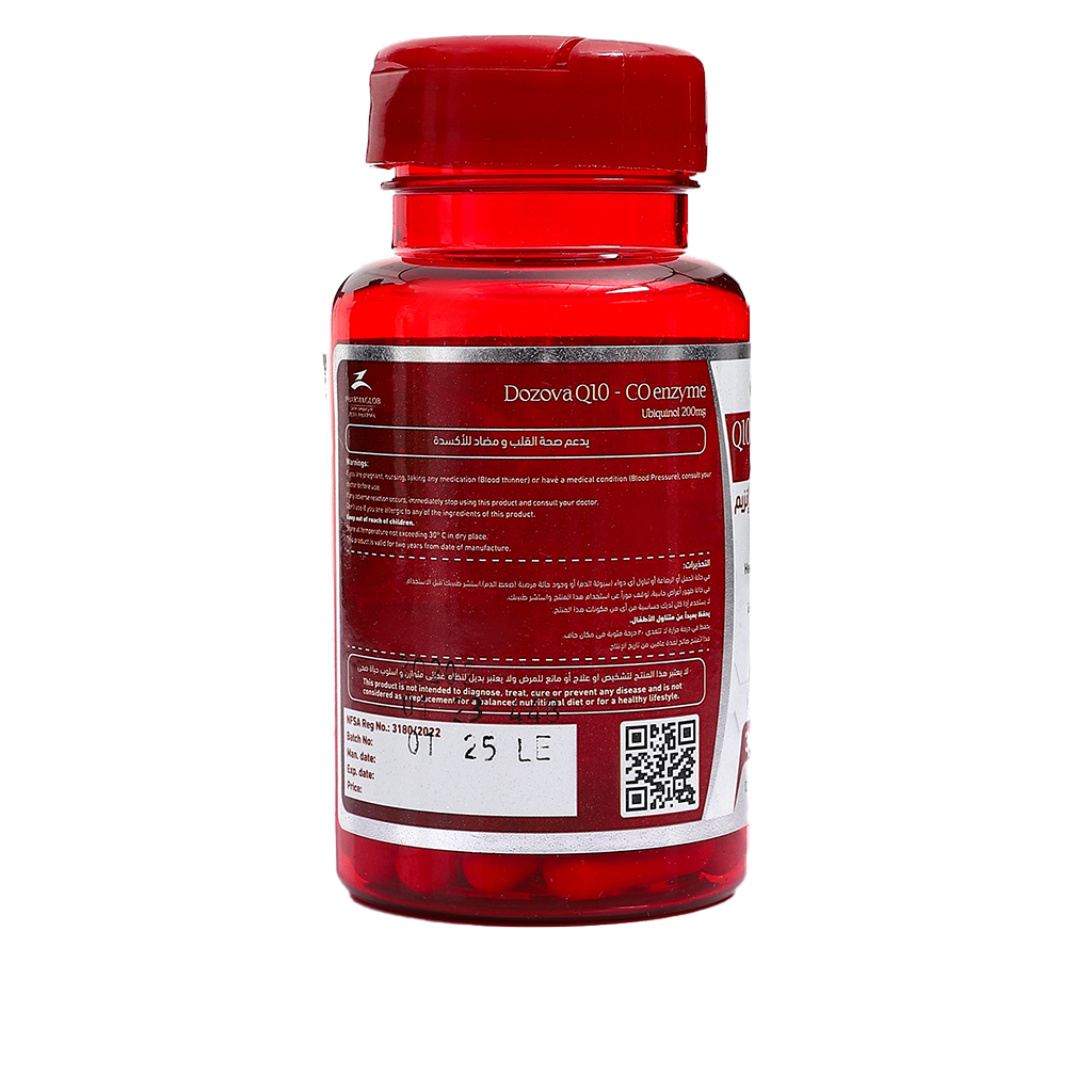 دوزوفا كو كيو 10 يوبيكينول 30 كبسولة | dozova coenzyme q10 - الصيدلية ...